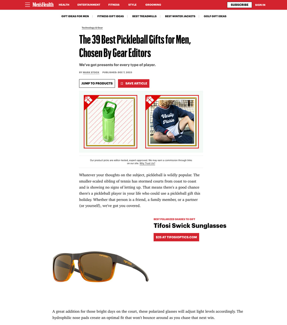 Swick Sunglass Review: The 39 Best Pickleball Gifts for Men, Chosen by ...